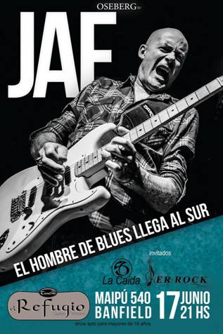 JAF con su banda en Teatro El Refugio